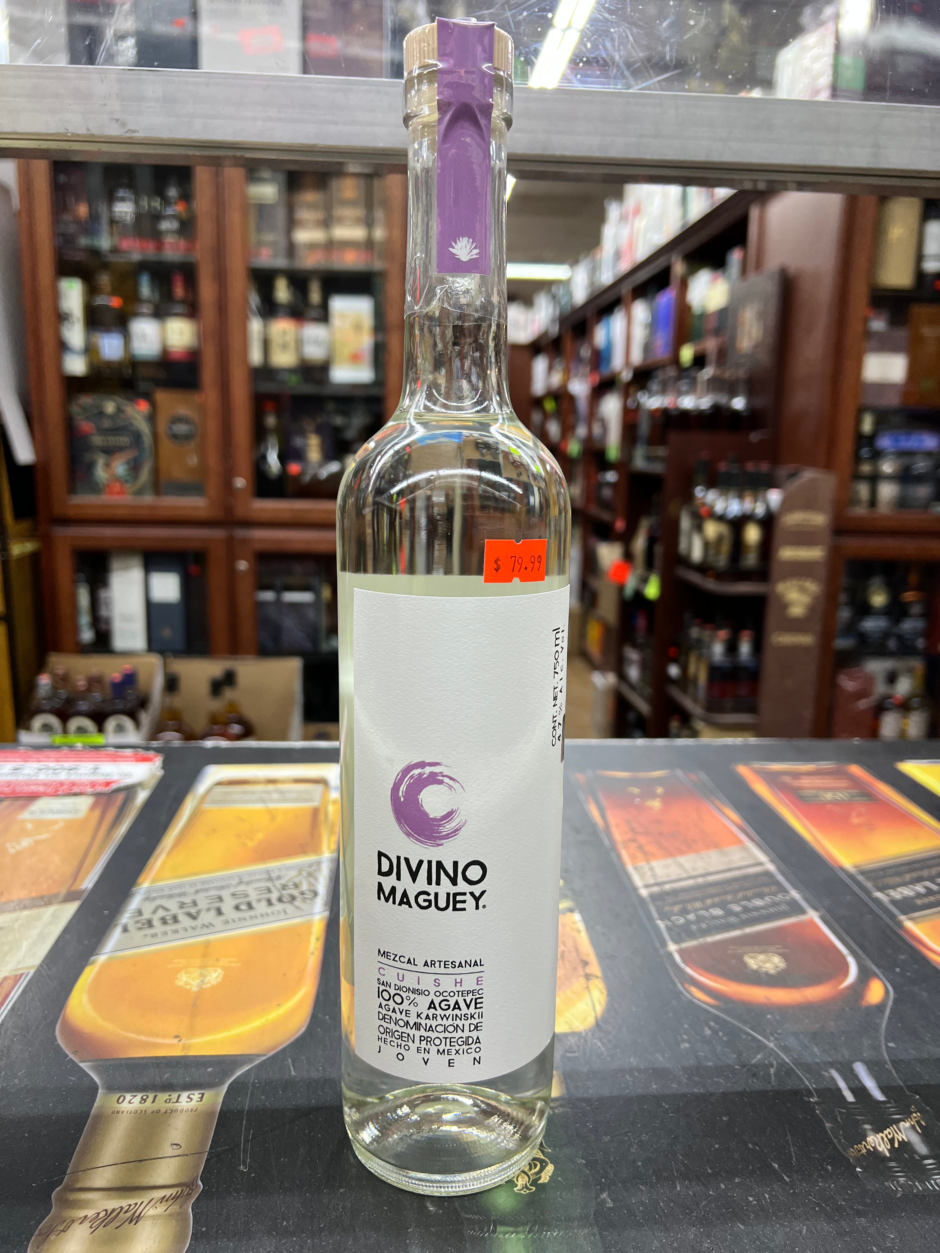 Divino Maguey Cuishe Joven Mezcal 750ml – El Cerrito Liquor