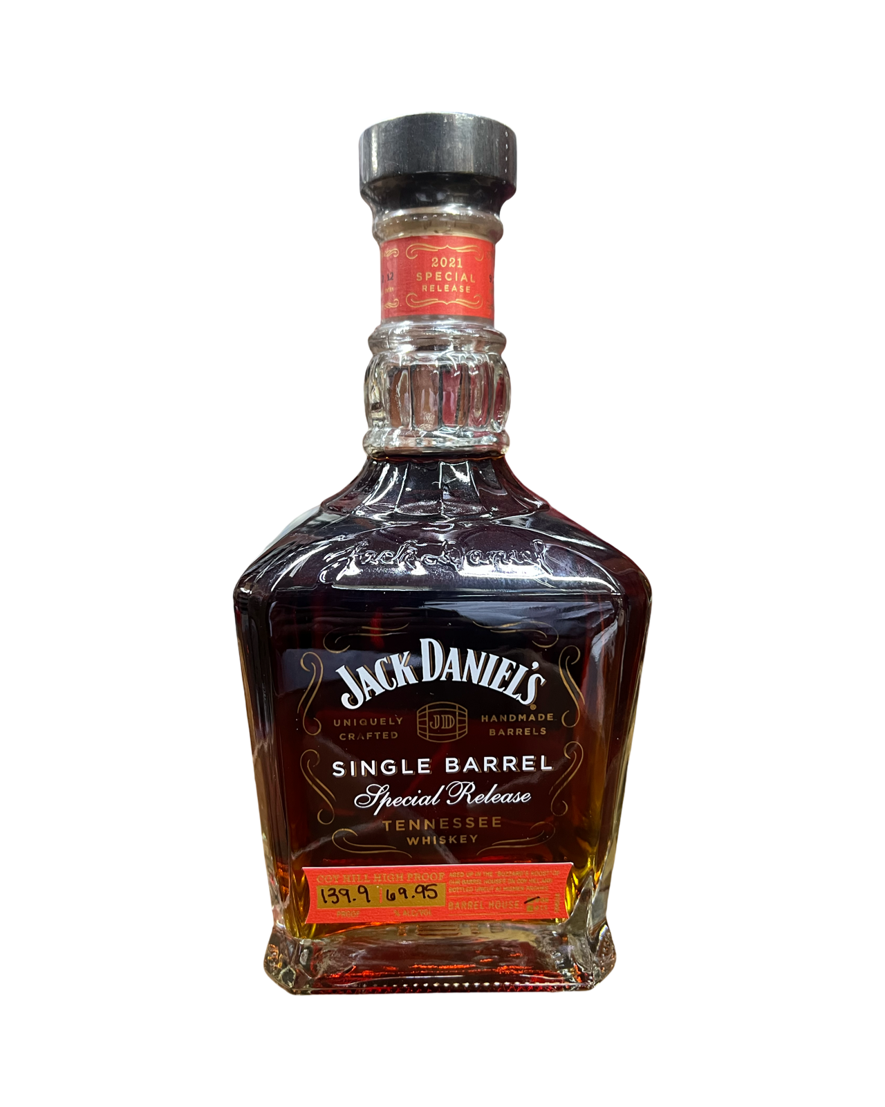2021 Jack Daniel's Single Barrel Special Release Coy Hill High 139.5 P ...