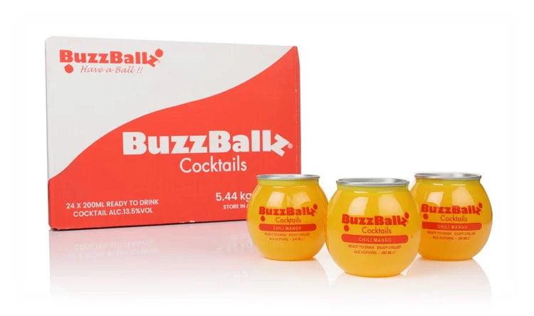 Buzz Ballz Chili Mango Cocktails 200ml Bundle 24-Pack – El Cerrito Liquor
