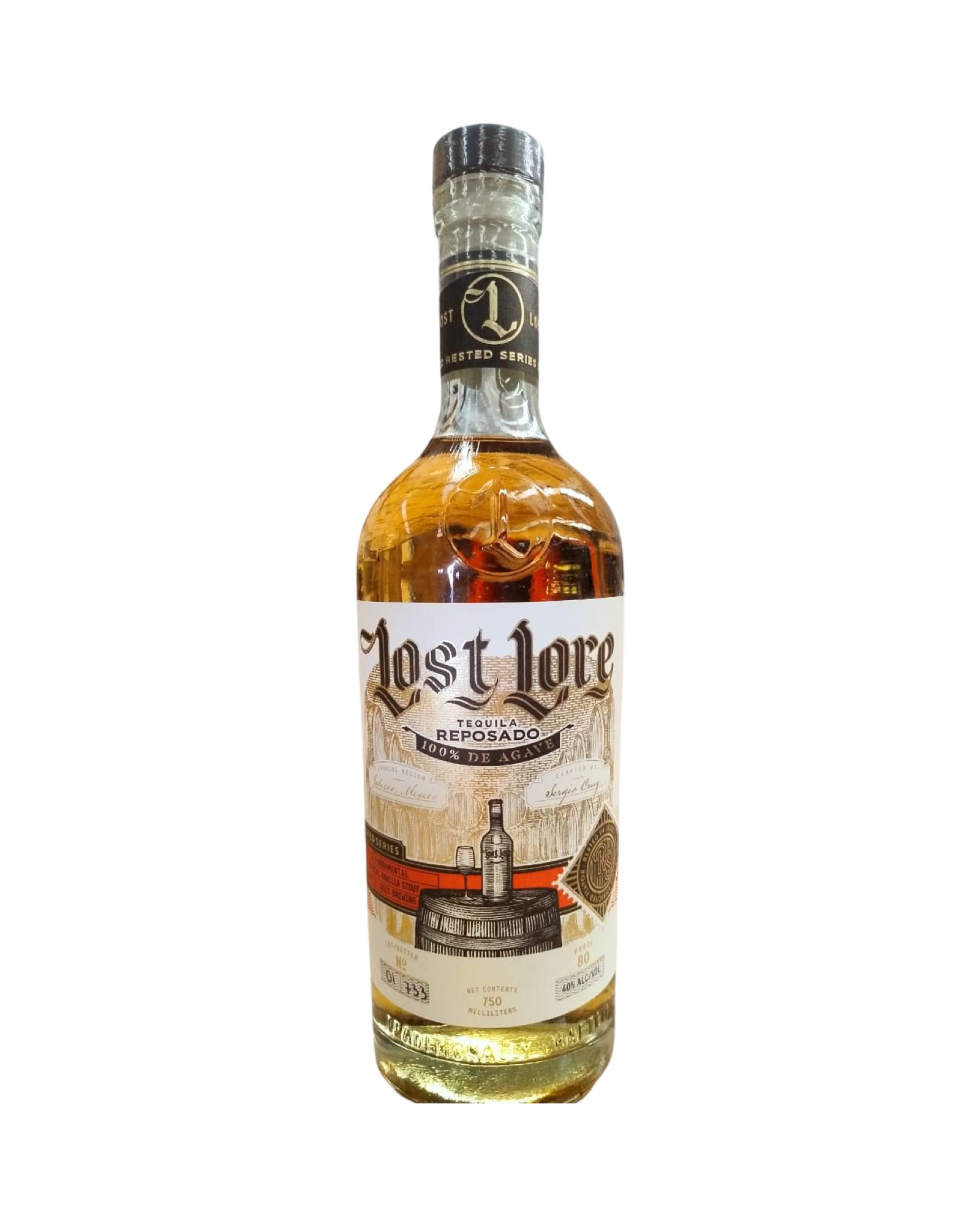 Lost Lore Rested Series Bottle Logic Single Barrel Reposado Tequila 75 – El Cerrito Liquor