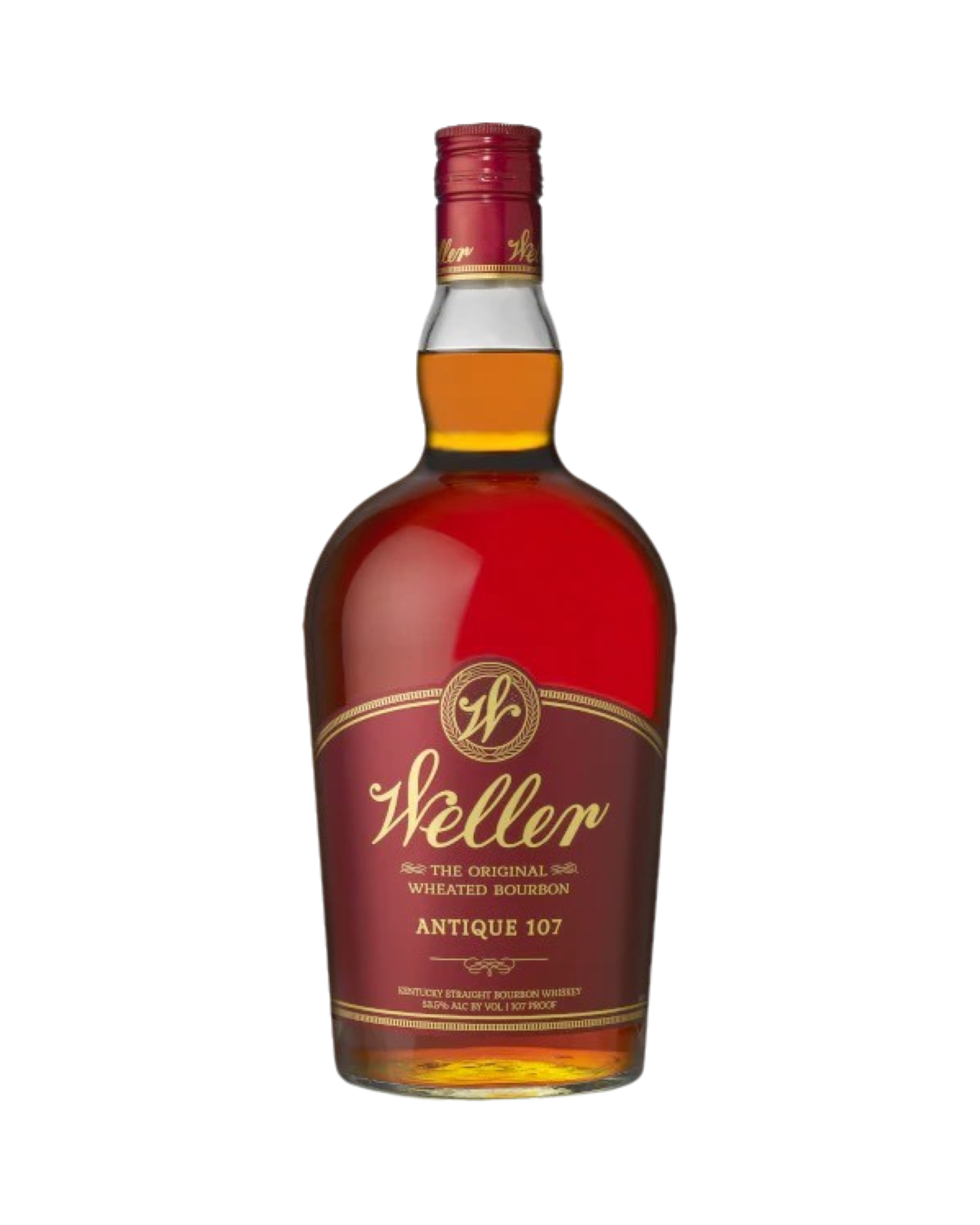 W. L. Weller Old Weller Antique 107 Kentucky Straight Wheated Bourbon ...