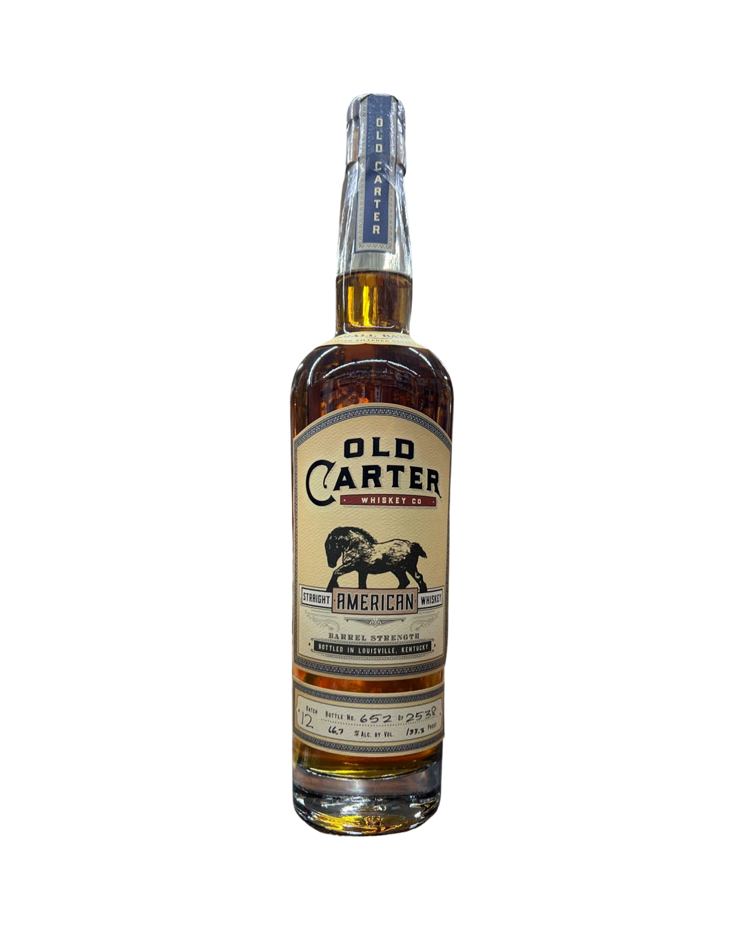 Old Carter Batch 12 Old Straight American Whiskey 750ml – El Cerrito Liquor