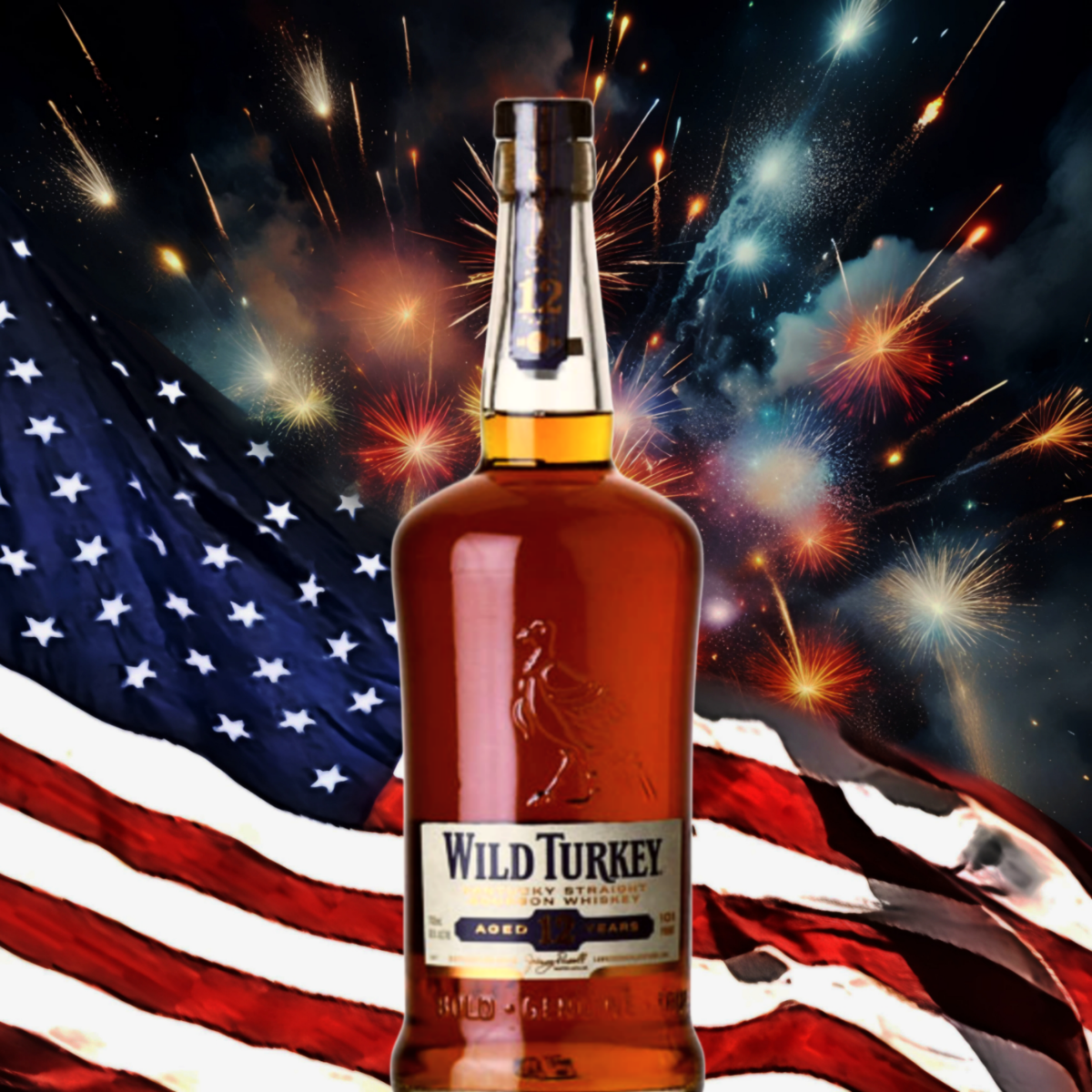 Wild Turkey 12 Year Old Kentucky Straight Bourbon Whiskey 700ml – El ...