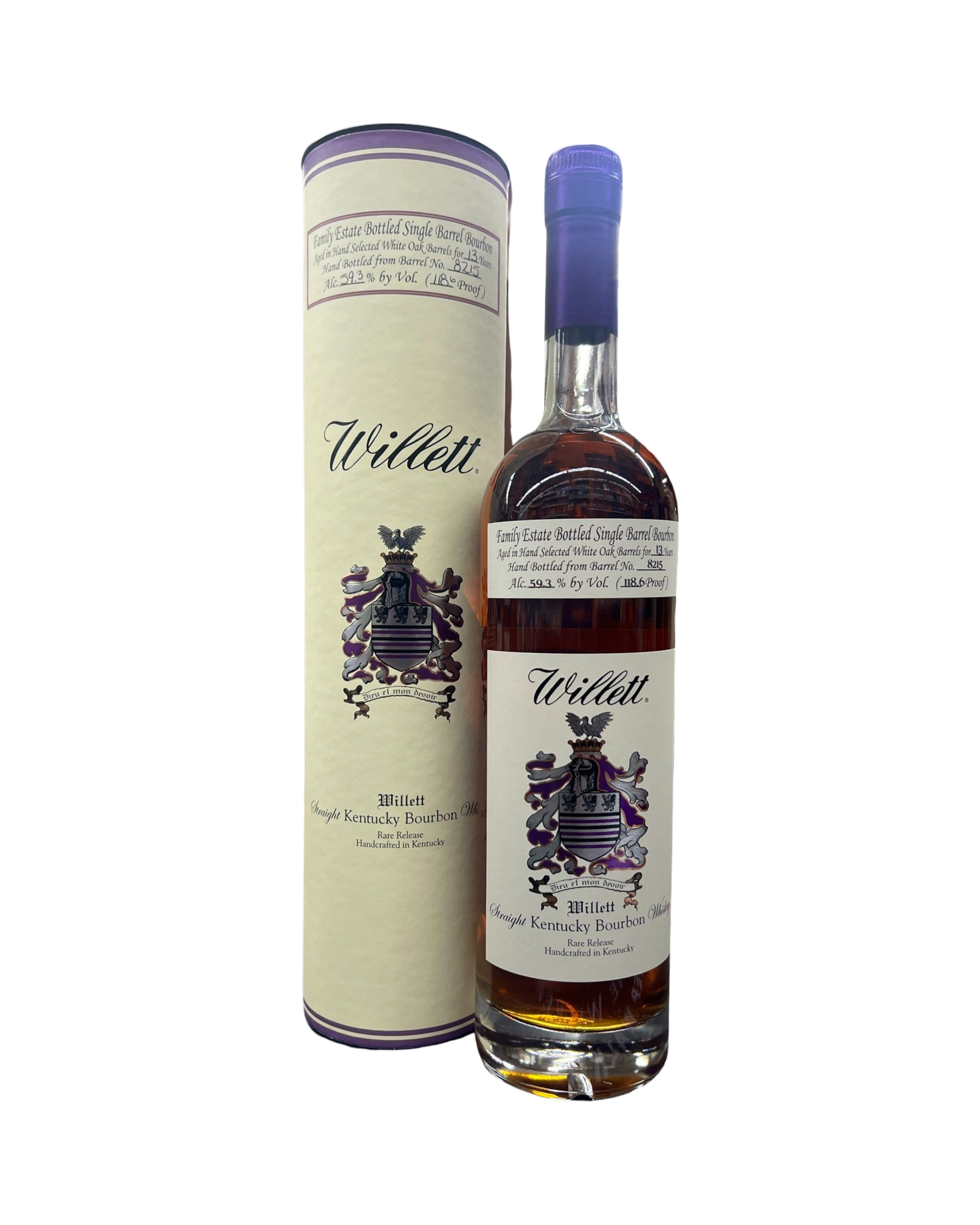 Willett Family Estate Bottled Single Barrel 13 Year Old Barrel No. 821 ...