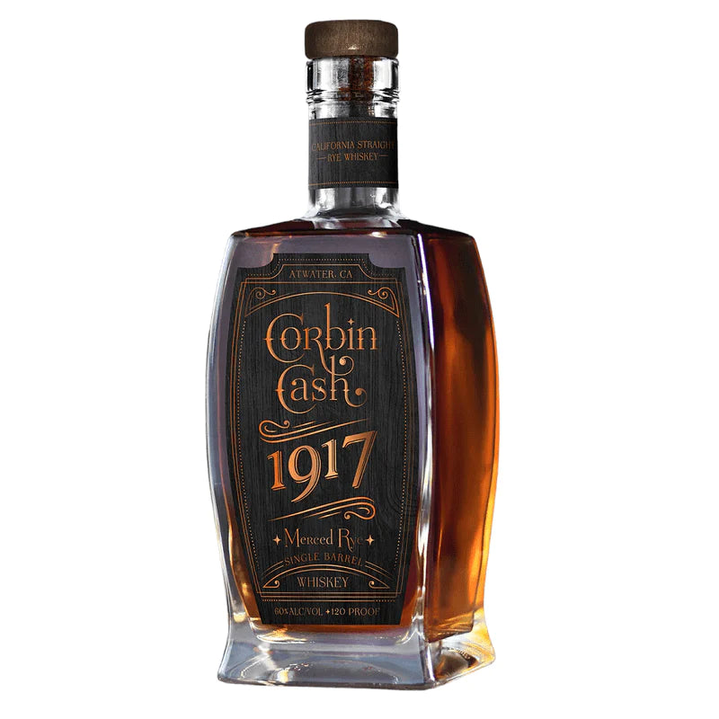 1917 Corbin Cash Merced Rye Whiskey 750ml – El Cerrito Liquor