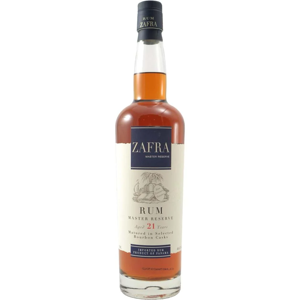 Zafra Rum Master Reserve 21 Year Old Bourbon Casks Rum 750ml – El ...