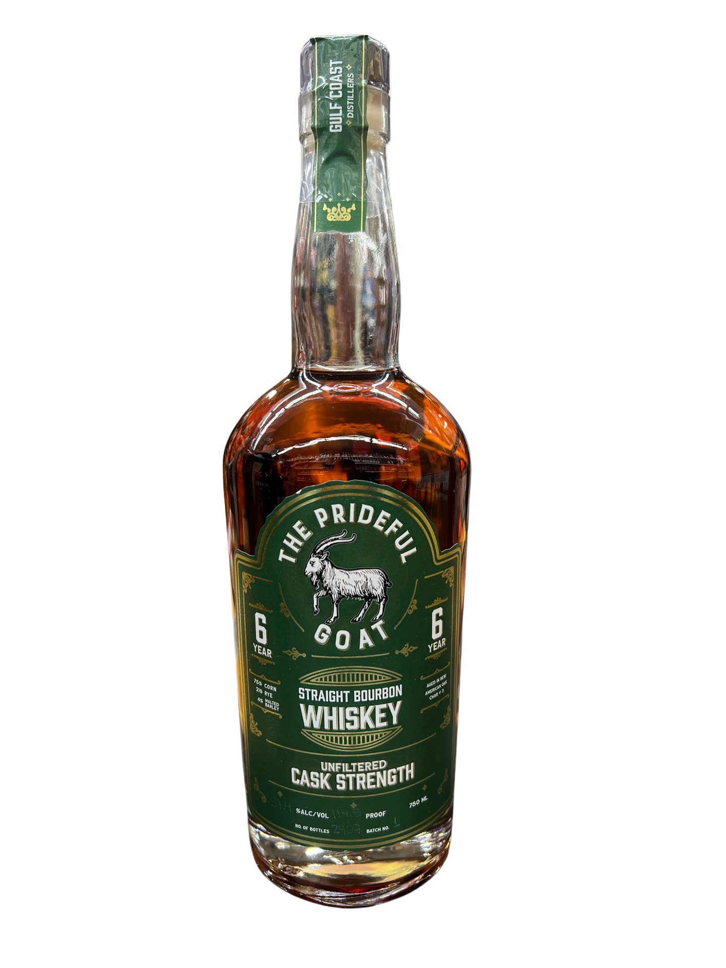 Prideful Goat 6 Year Old Straight Bourbon Whiskey 750ml – El Cerrito Liquor