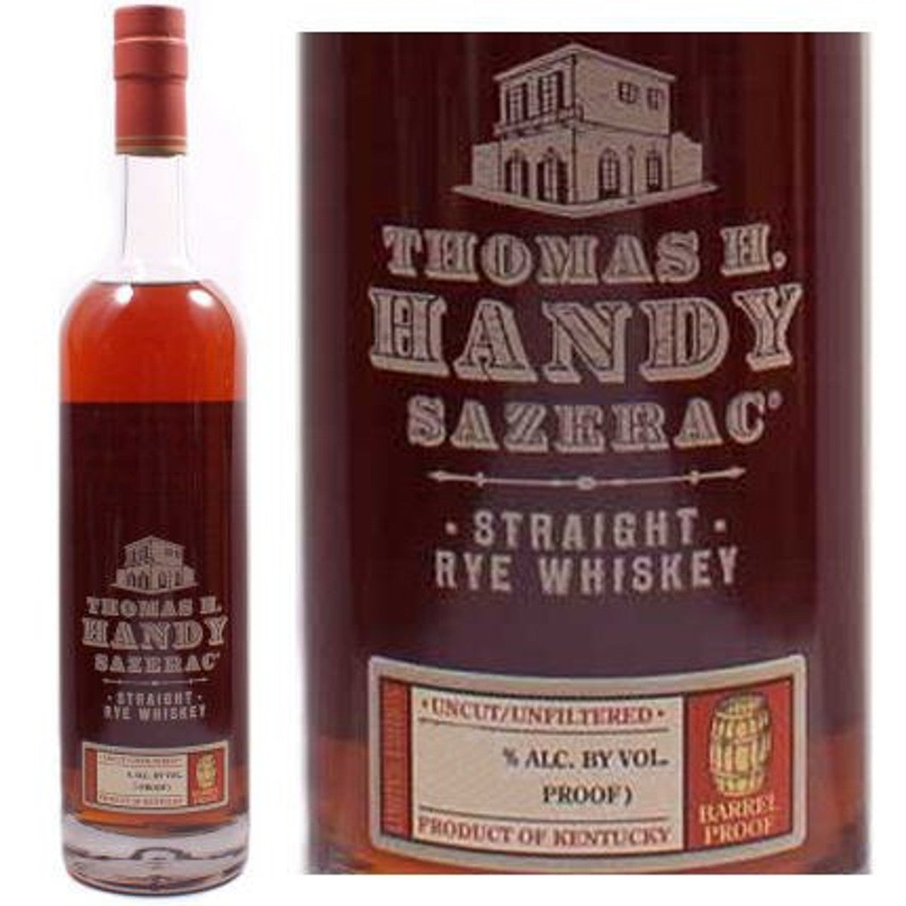 Thomas H. Handy Sazerac Rye Whiskey 2022 750ml - 130.9 Proof – El ...