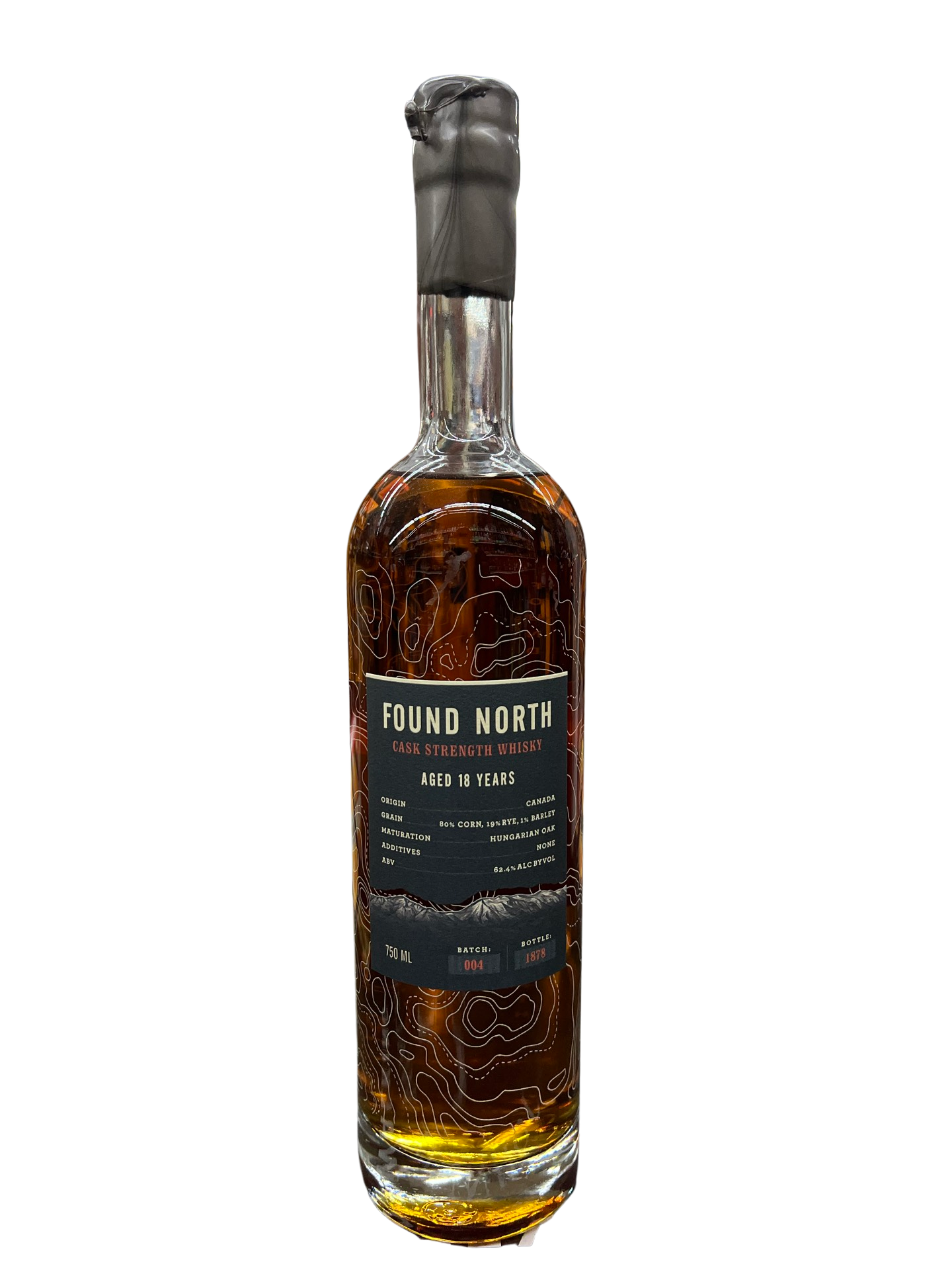 Found North 18 Year Old Batch 004 Cask Strength Whiskey 750ml – El Cerrito Liquor